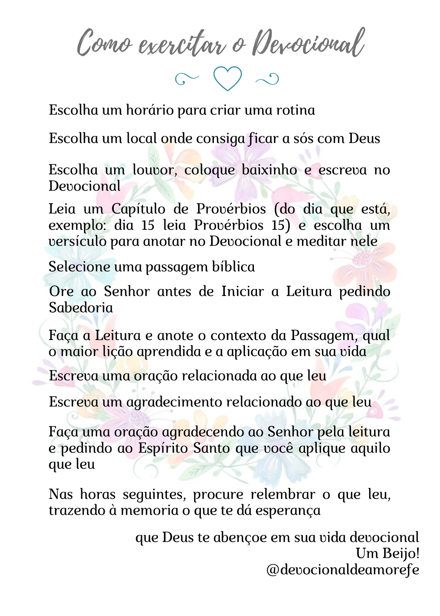 Recursos para Devocional - Diário Devocional