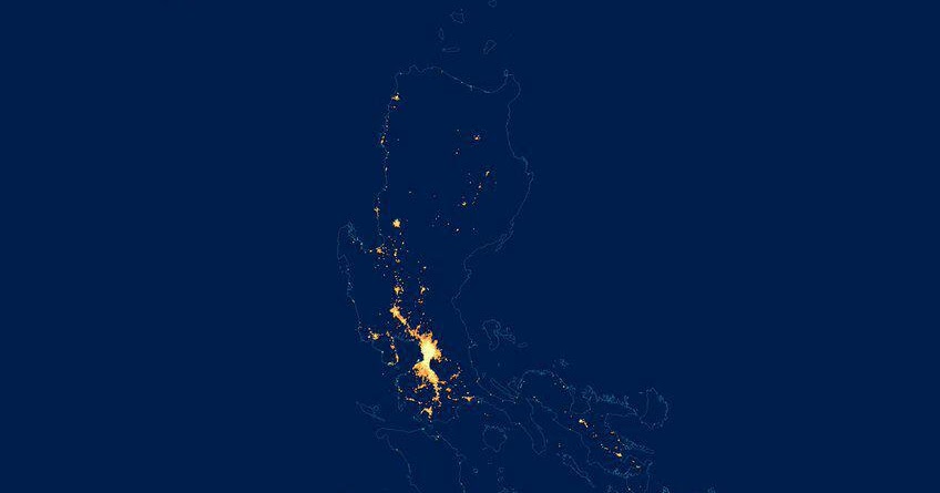 the billymacdeus' blog: The Philippine Archipelago At Night from a Mapmaker