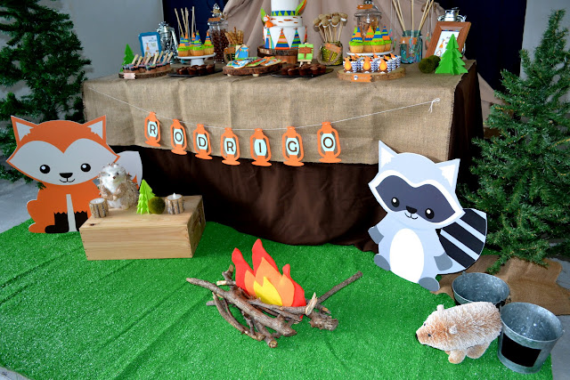 Partylicious Events PR: {Woodland Camping Birthday}