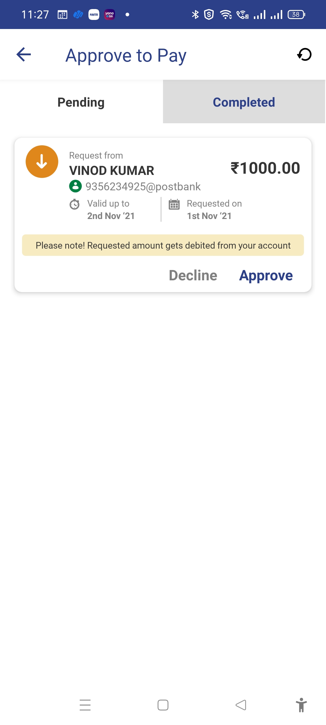 How to Request Money in IPPB Account from BHIM UPI ID | Svtuition