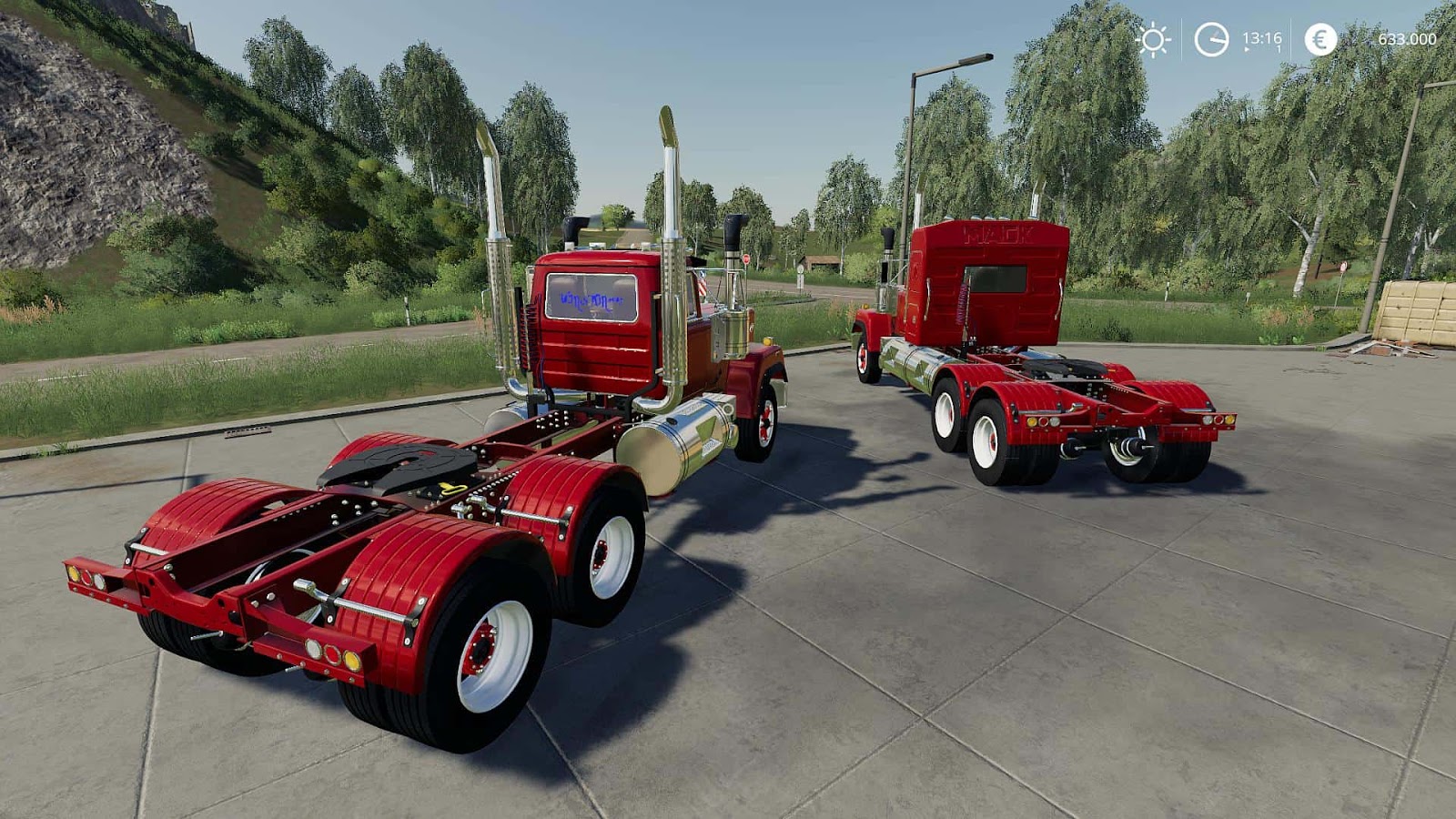 FS19 Mack Daycab and Mack Sleeper Truck v1.5 - FS 19 & 22 USA Mods ...