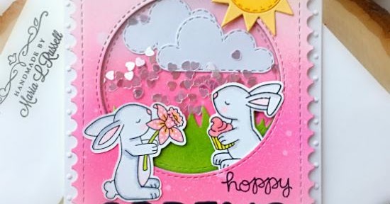 Newton's Nook Designs: Hoppy Spring Card by Maria Russell
