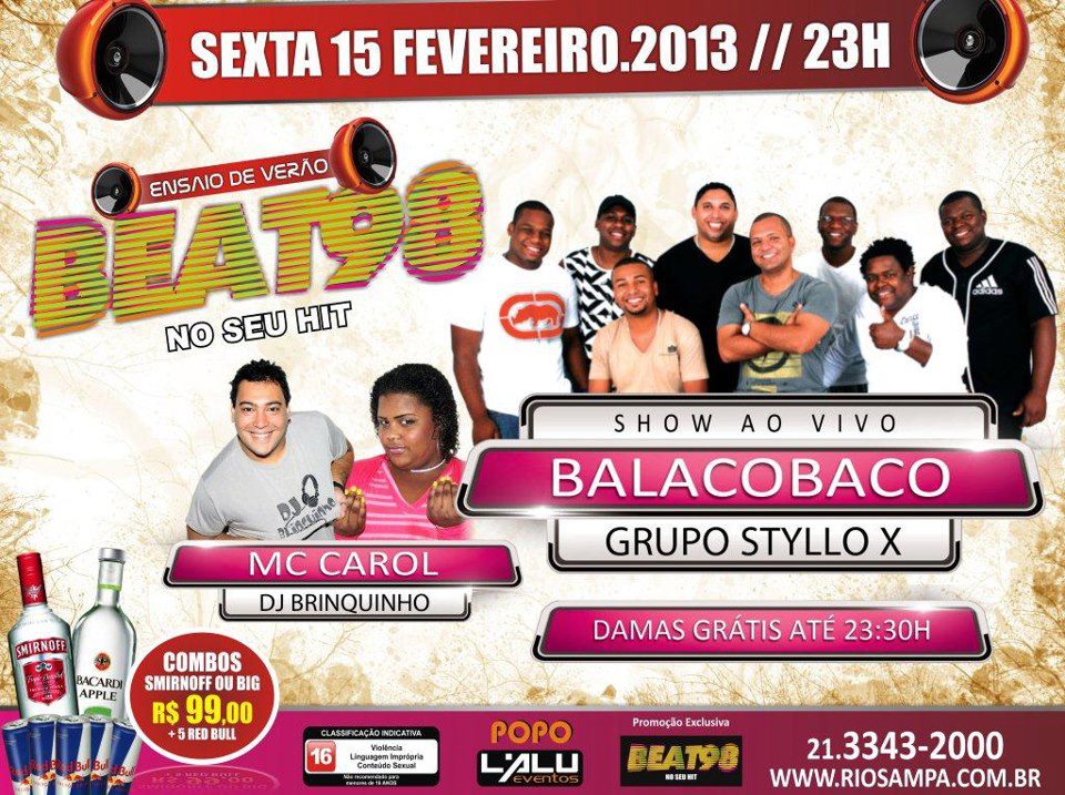 Grupo Balacobaco Oficial: Eventos do Balacobaco
