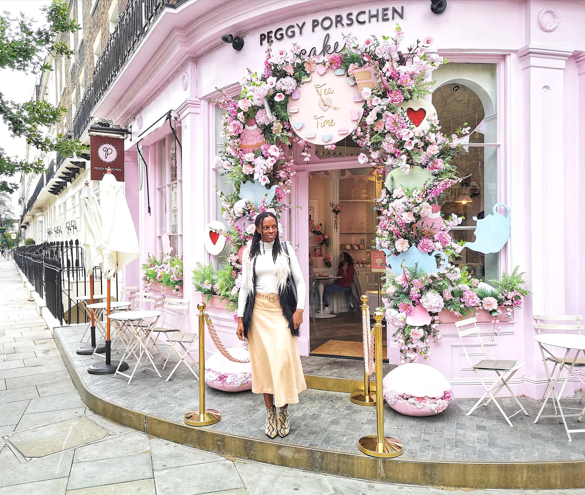 Tea for two at Peggy Porschen