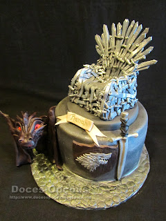 Doces Opções: Game of Thrones Birthday Cake