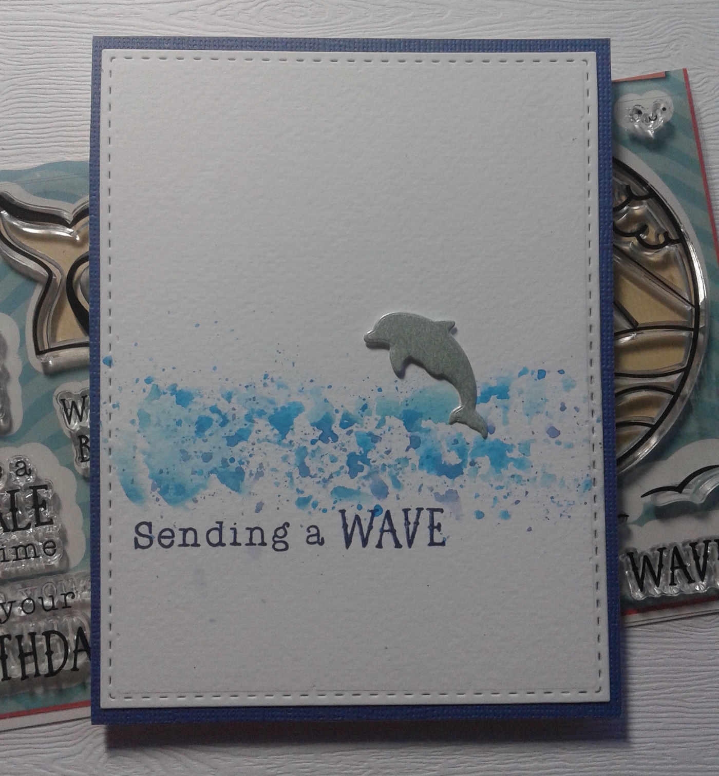 Marianne's cards 'n stuff: Sending a wave on your birthday