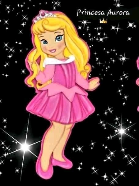 Molde Aurora em eva para aplique | Molde para imprimir