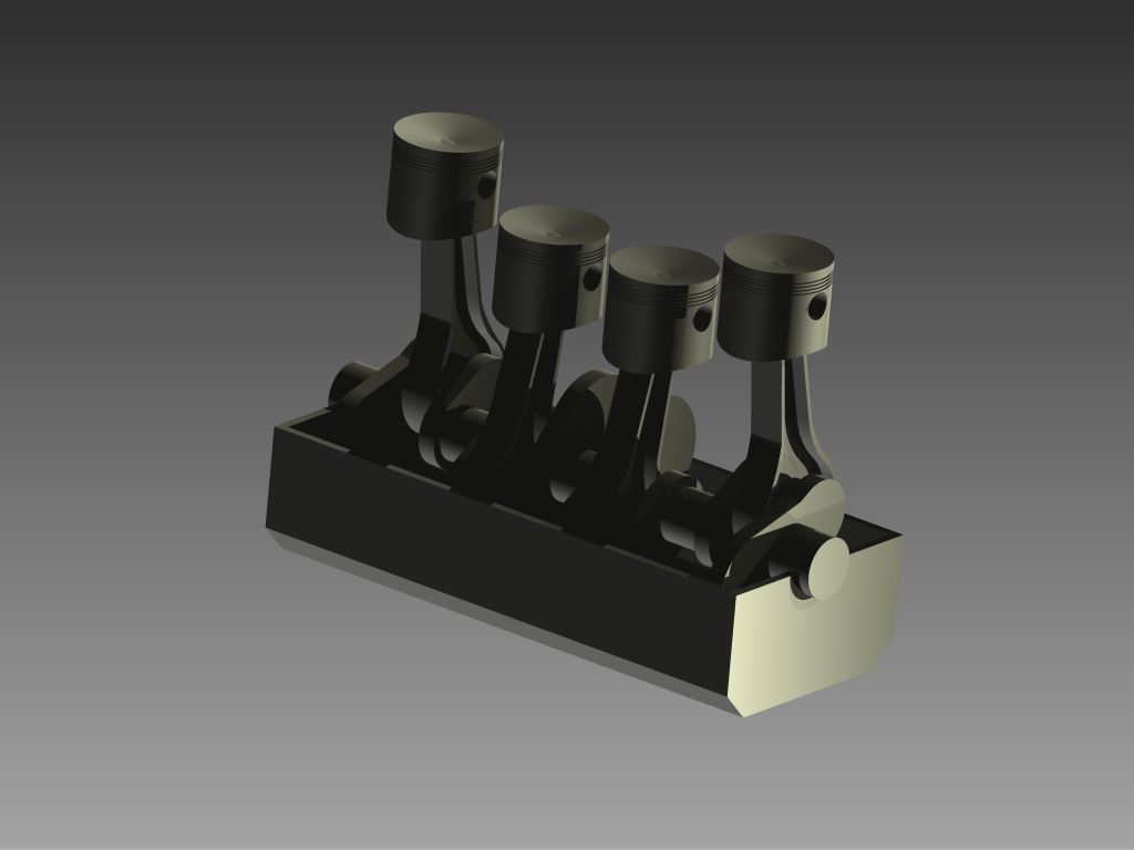 My Cad And Cfd Blog Autodesk Inventor R4 Engine