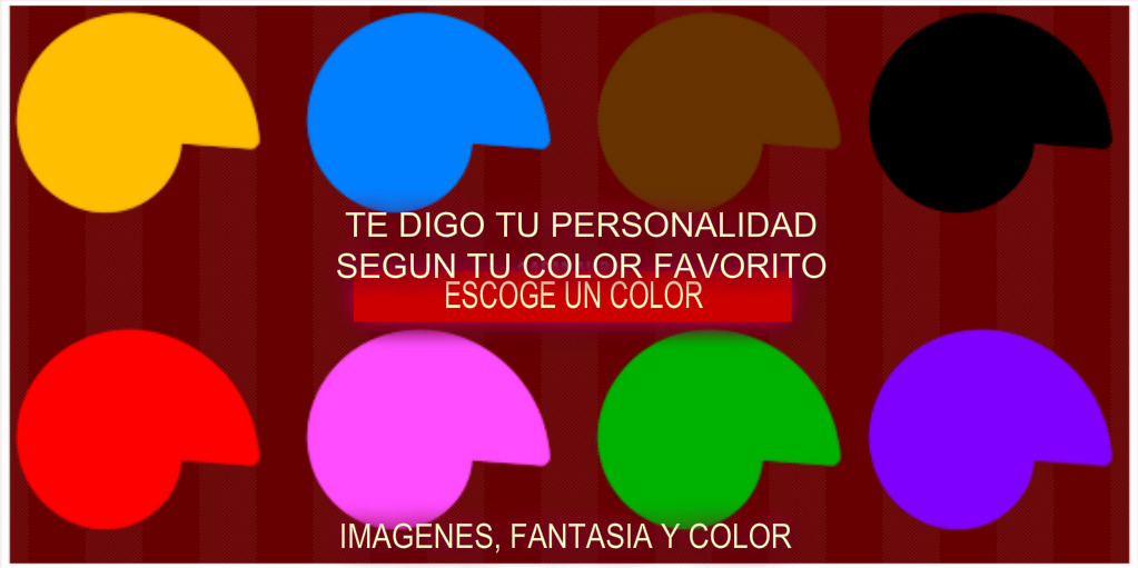Imagenes, fantasia y color: ASI ERES TU SEGUN TU COLOR FAVORITO. Imagenes, fantasia y color: ASI ERES TU SEGUN TU COLOR FAVORITO.