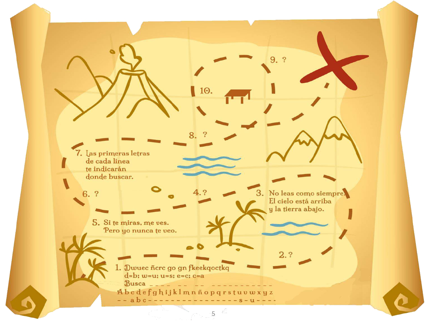 EN BUSCA DEL TESORO 6 -8 años