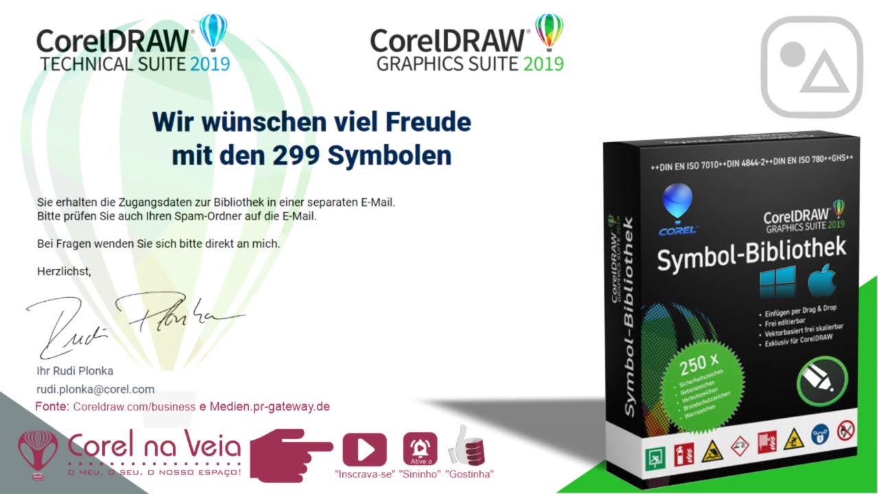 299 Símbolos FREE for CorelDRAW ou Corel DESIGNER - Corel na Veia