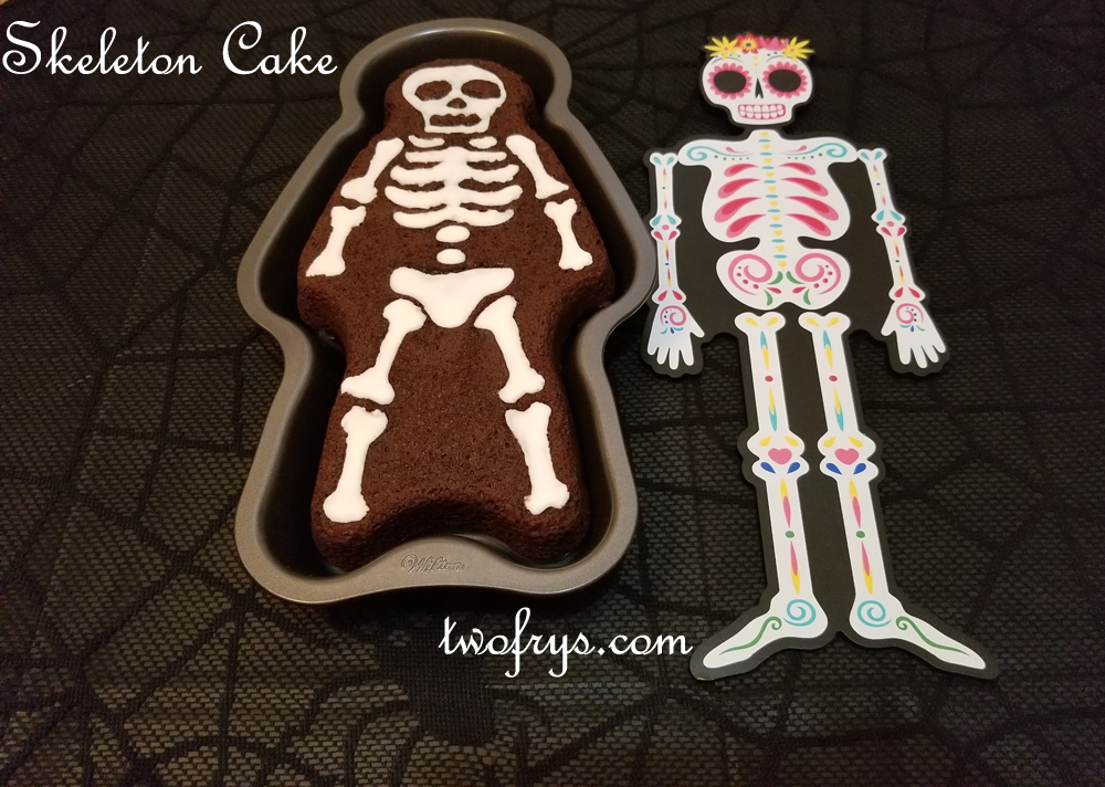 Two Frys: Skeleton Cake