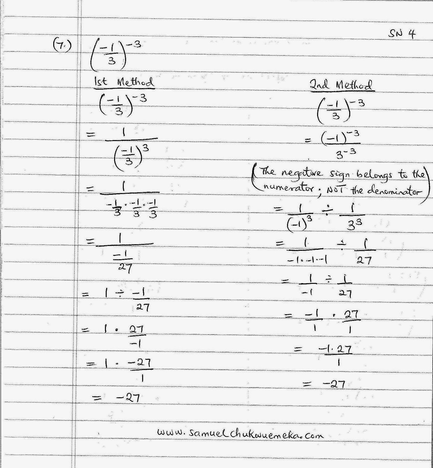 Algebra Made Simple!!!: Exponents - Part 6