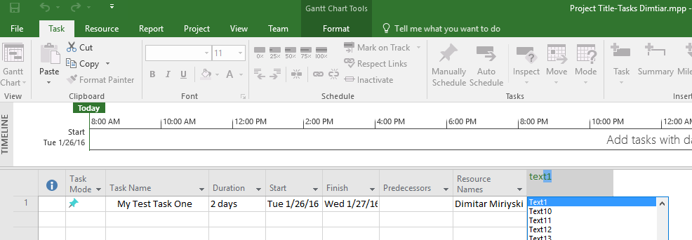 More SharePoint: Syncing fields from Project Pro to SharePoint Online
