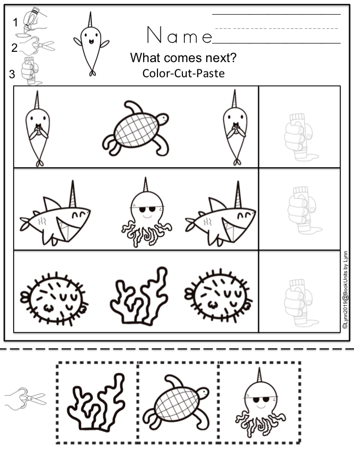 NARWHAL: UNICORN OF THE SEA BOOK UNIT ~ Book Units by Lynn