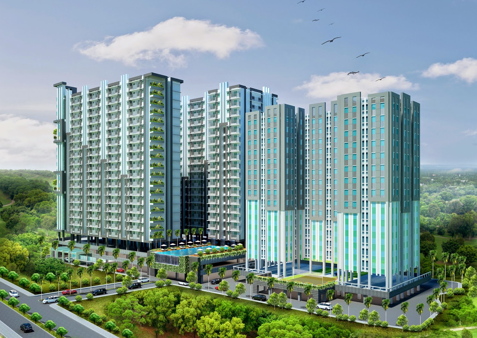 Render High Rise Building