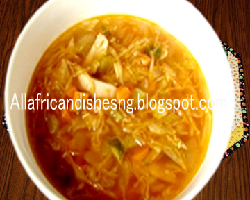 ALL AFRICAN DISHES: LIBERIAN CABBAGE STEW