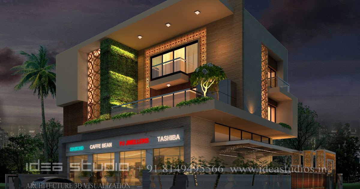 Idea 3d studio: bungalow 3D view