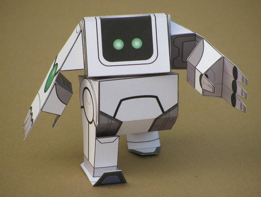 Sweet Robo Paper Craft Model - PAPEROX FREE PAPERCRAFT