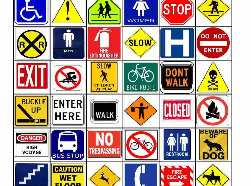 Empowered By THEM: Safety Sign Bingo