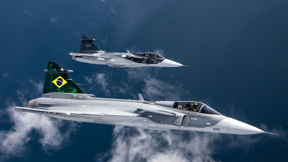 Grams luftfartsblogg: Den først Gripen fløy i Brasil torsdag - SAAB