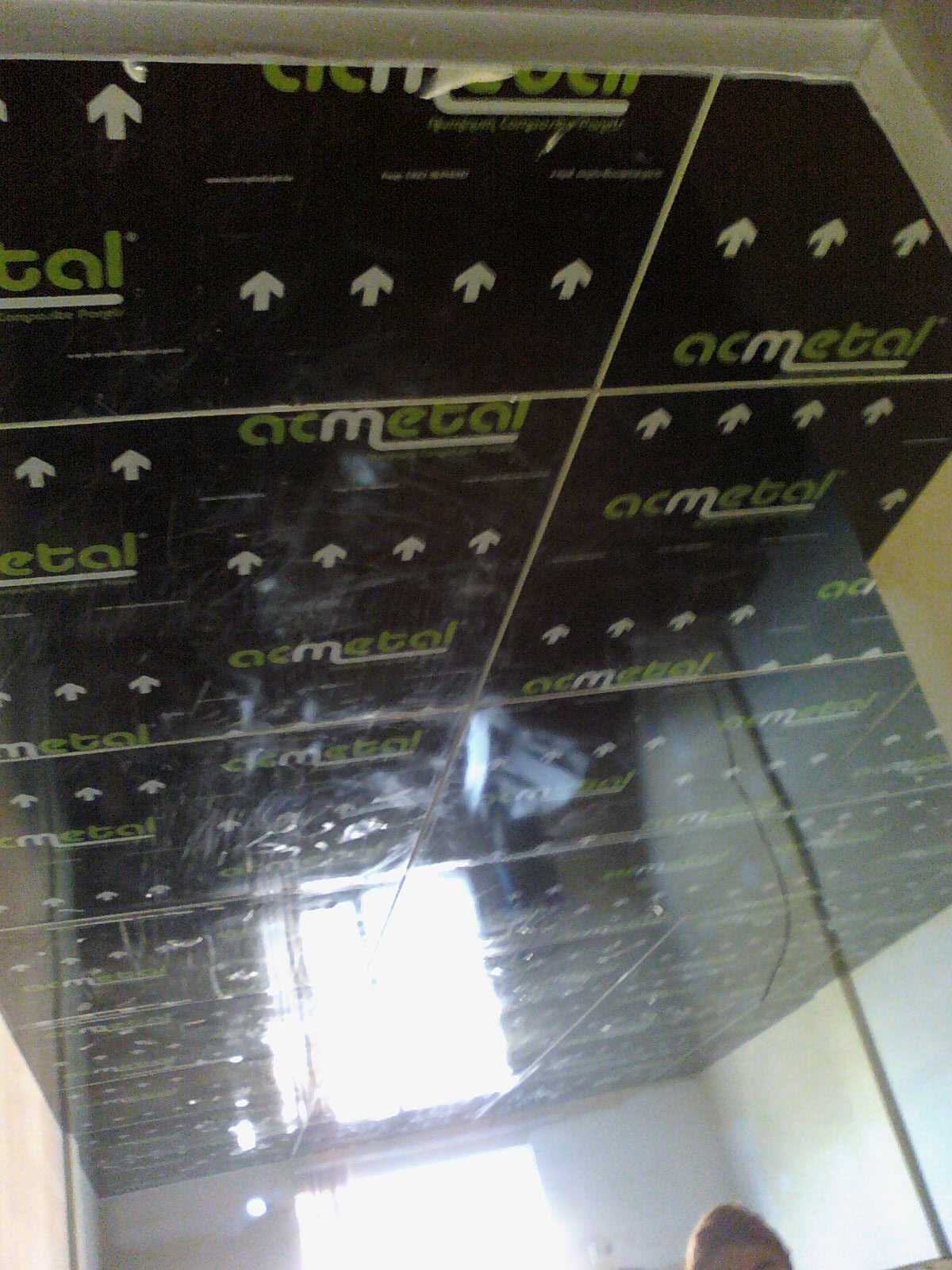 Revestimento de Fachadas em ACM: Instalação de forro usando ACM de 3 mm