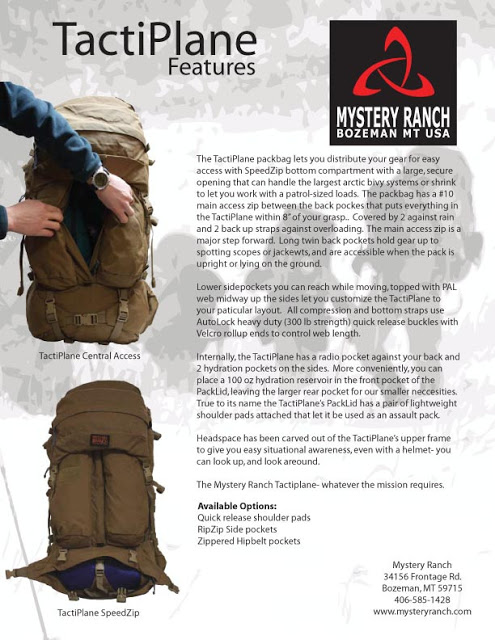 Webbingbabel: Mystery Ranch Tactiplane Recce Assault Backpack 2009