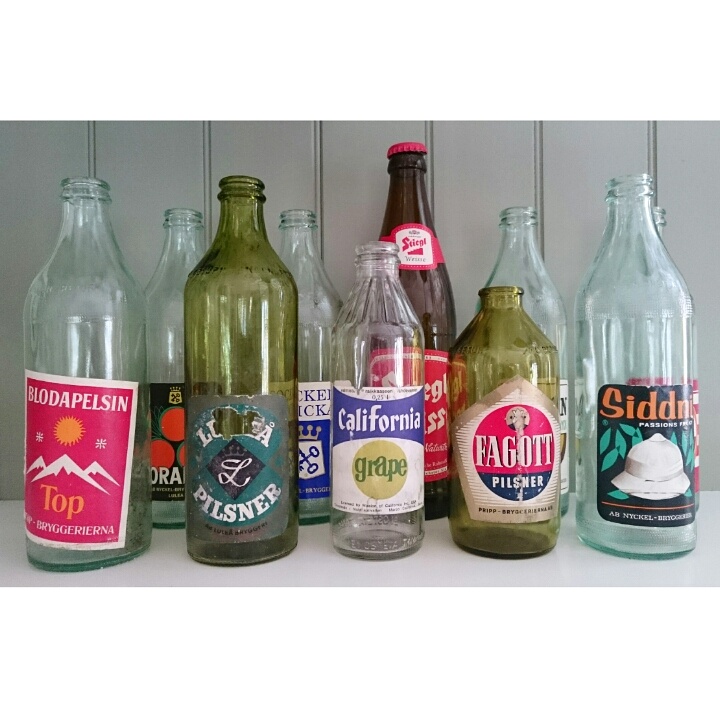 Like it's 1959: Gamla flaskor - dryckesflaskor