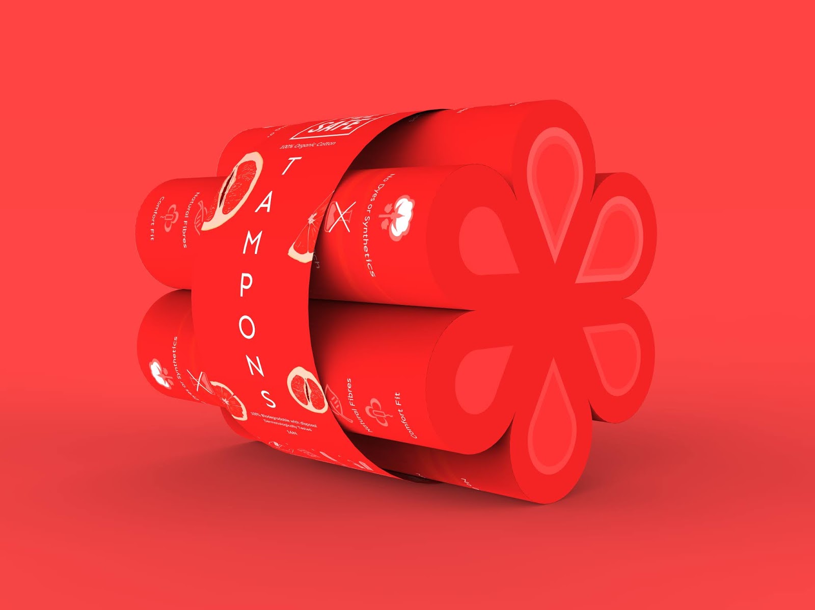 PeeSafe Tampons – Packaging Of The World