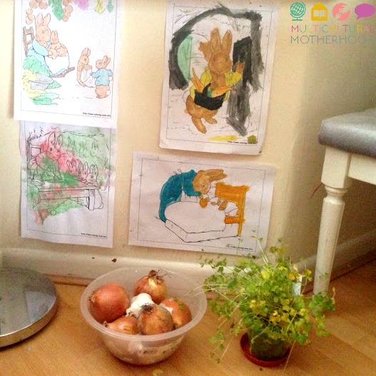 Den Building - Peter Rabbit's Burrow | Multicultural Motherhood