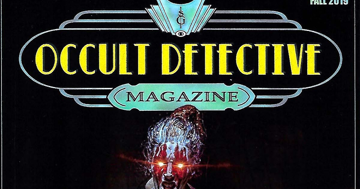 Miskatonic Debating Club & Literary Society: Review: "Occult Detective ...