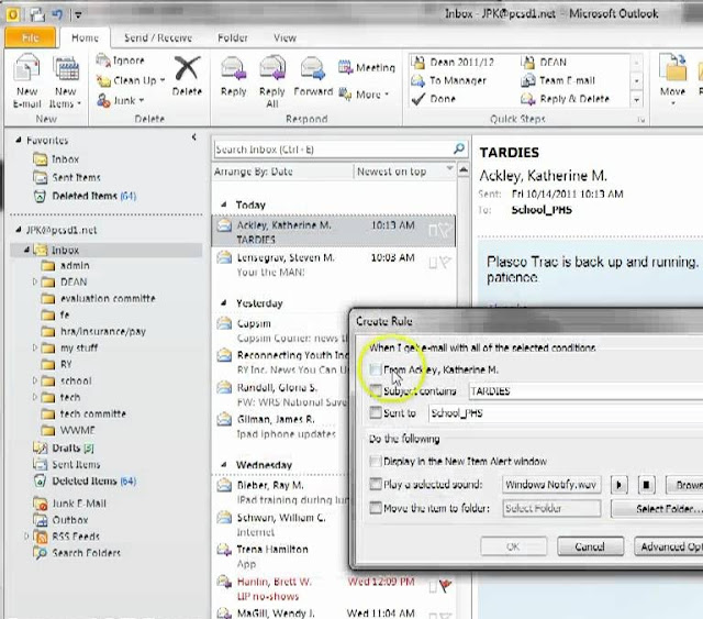 How To File The Emails Automatically In Outlook how-to-file-the-emails-automatically-in-outlook