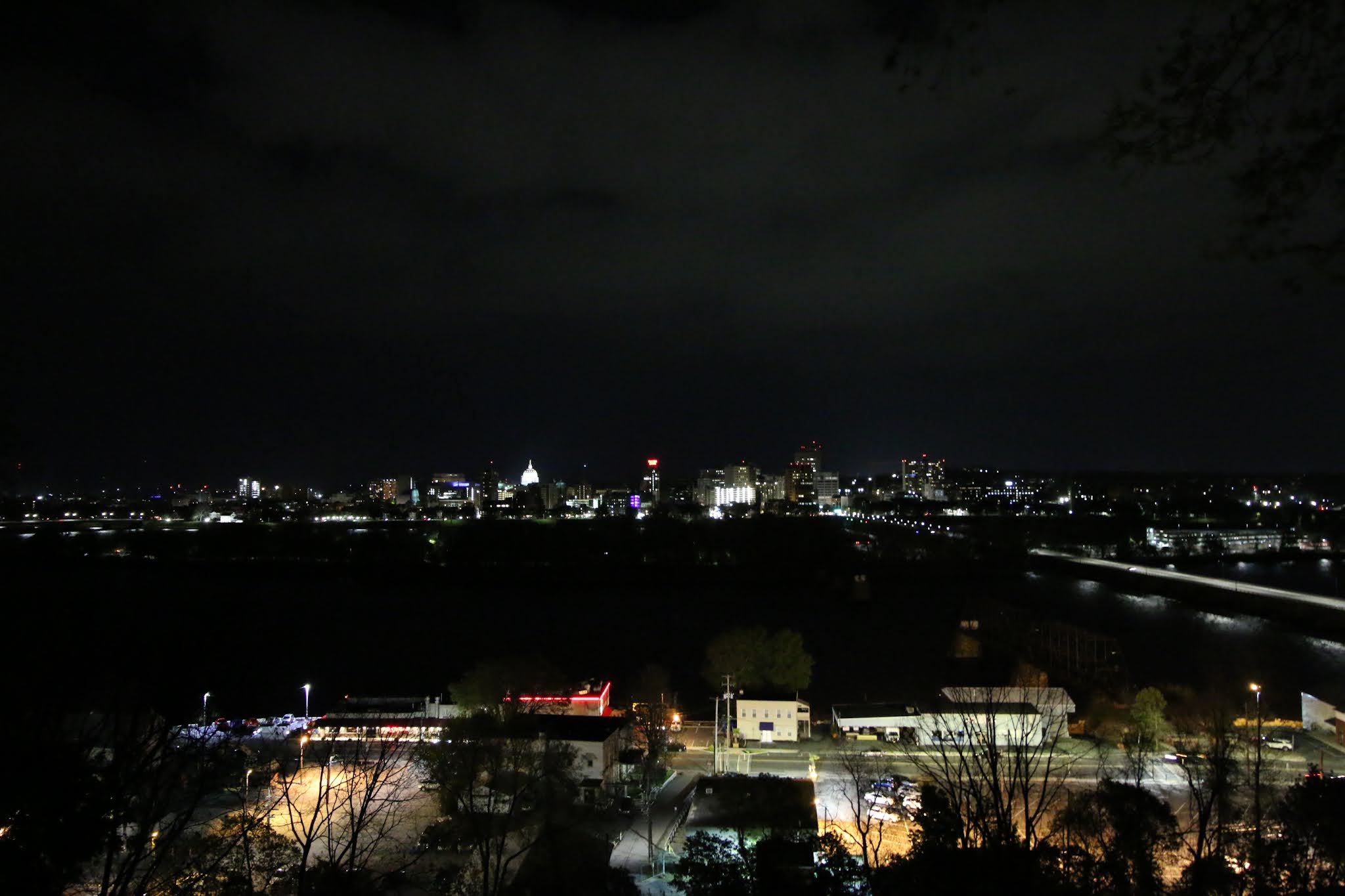 Negley Park Scenic Overlook Above the Susquehanna River and Harrisburg ...