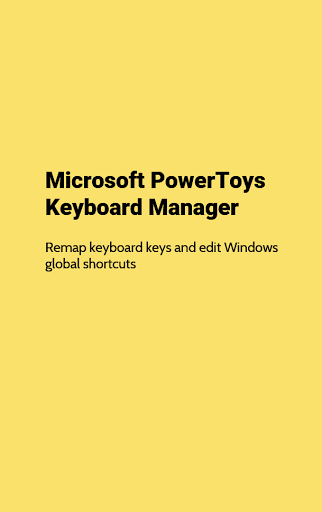 Microsoft PowerToys Keyboard Manager | TopTrix