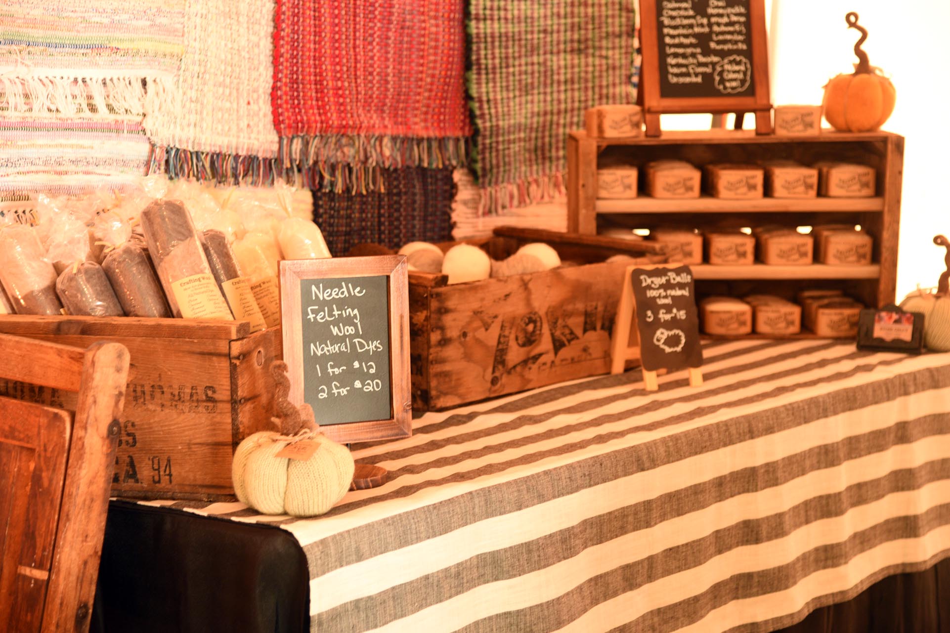 Ky Wool Festival Sheep and Wool Tent