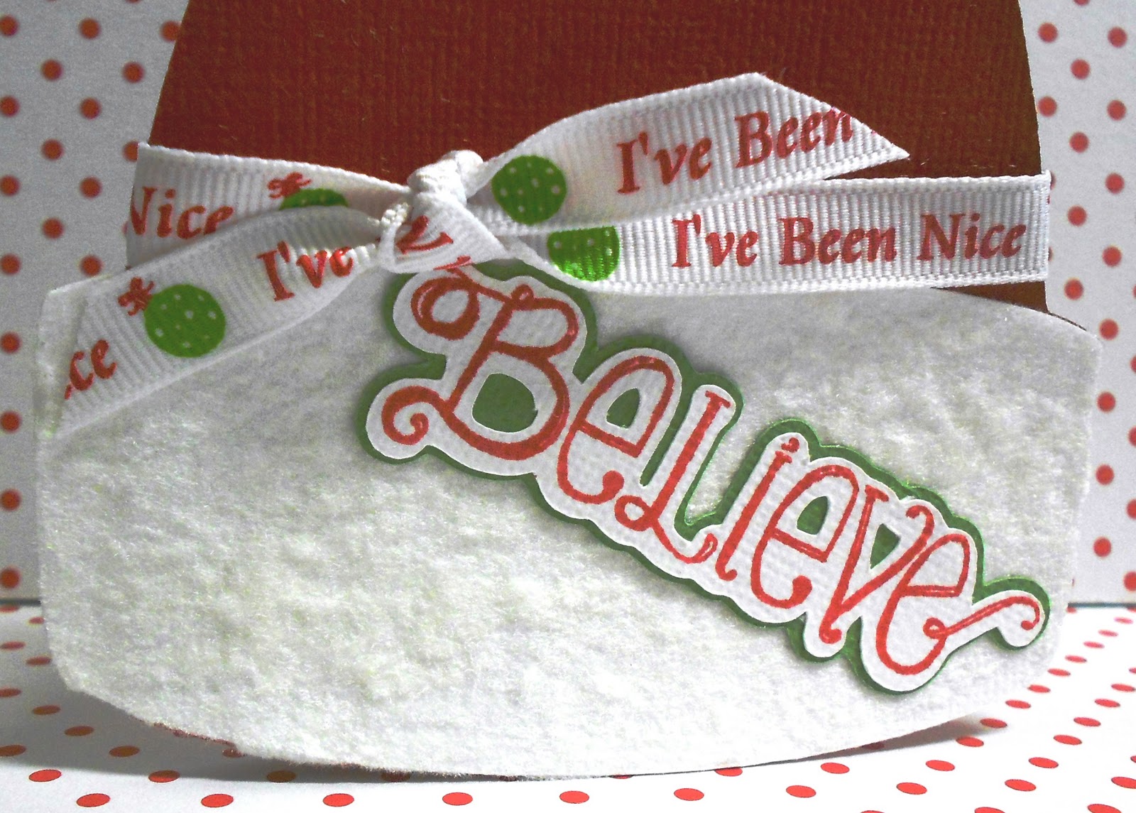 Paper Creations by Kristin: Santa Hat Shaped Card