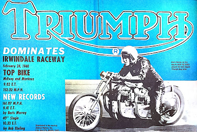 POPPA WHEELIE: Larry Welch and the Sonny Routt Twin Engined Triumph