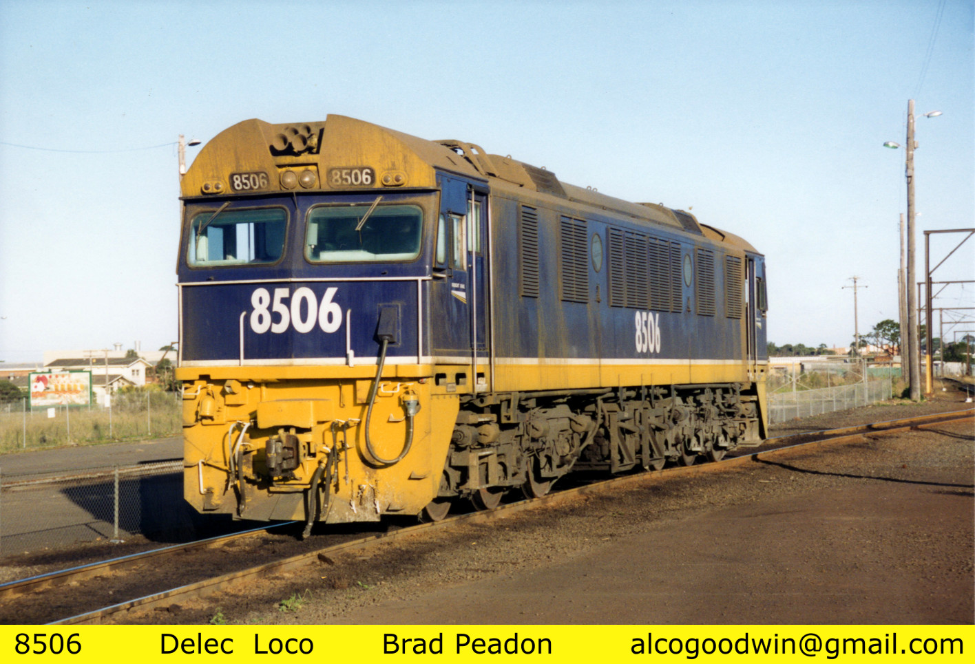 Australian Locomotive Rosters: NSW 85 CLASS