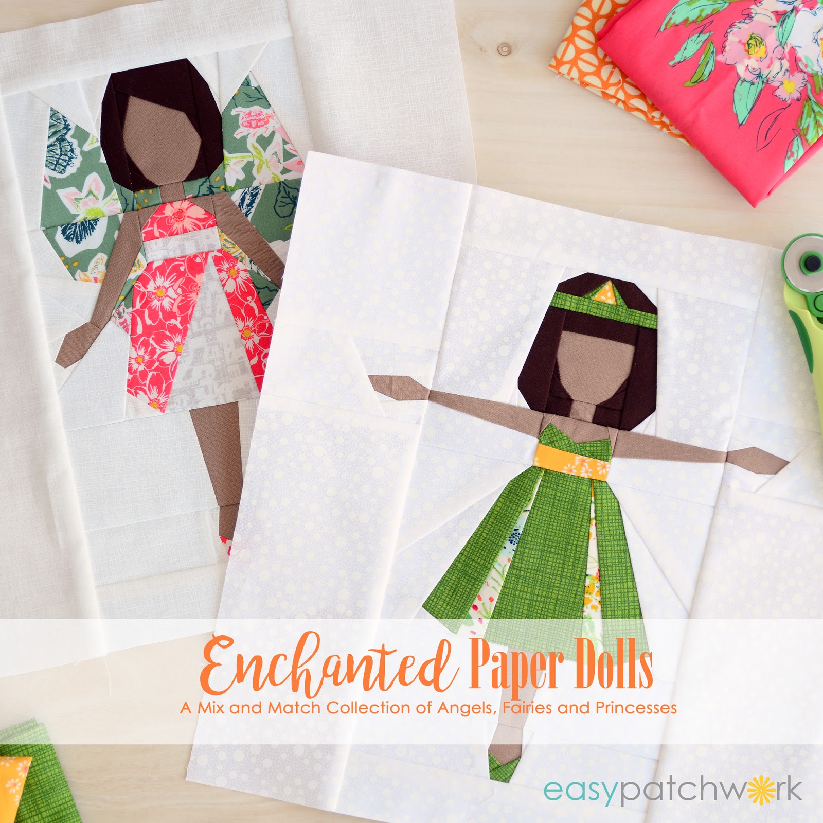 easypatchwork with Karen Ackva: enchanted paper dolls - the newest ...