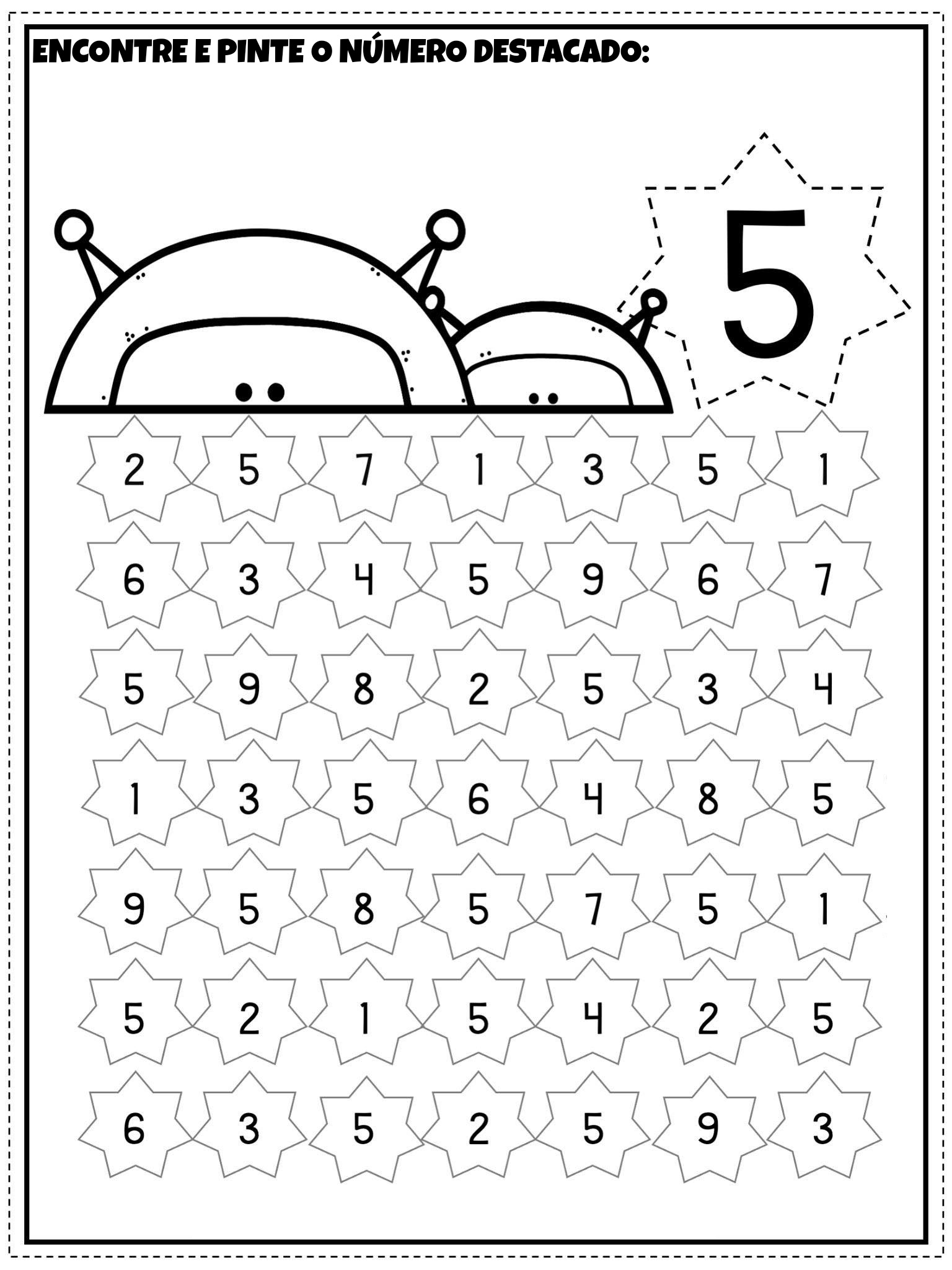 Blog Educação e Transformação: 👍Caderno: caça números