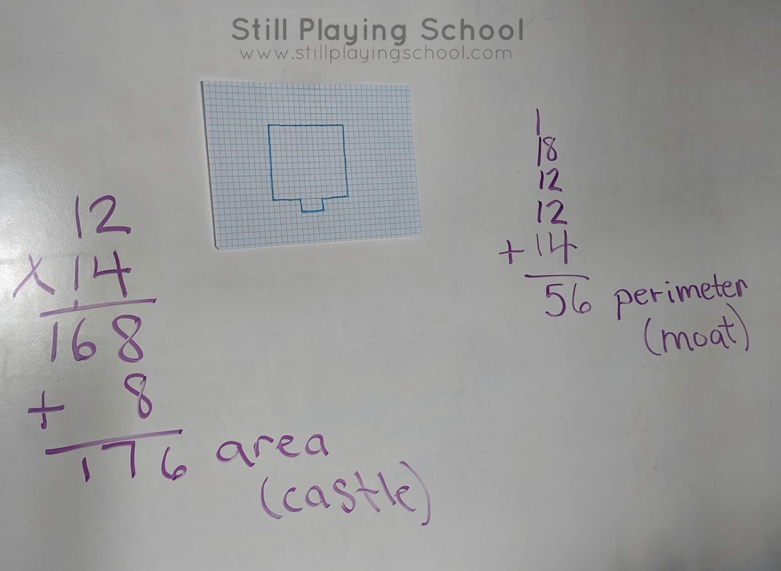 Castles & Moats to Learn Area and Perimeter | Still Playing School