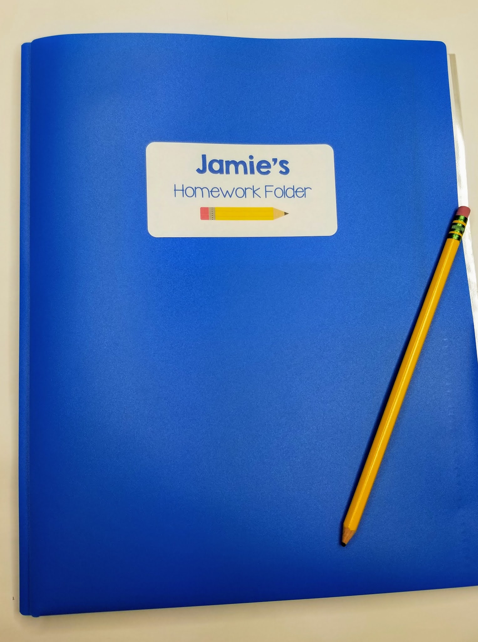 Easy to Make Homework Folders | Learning with Mrs. Langley