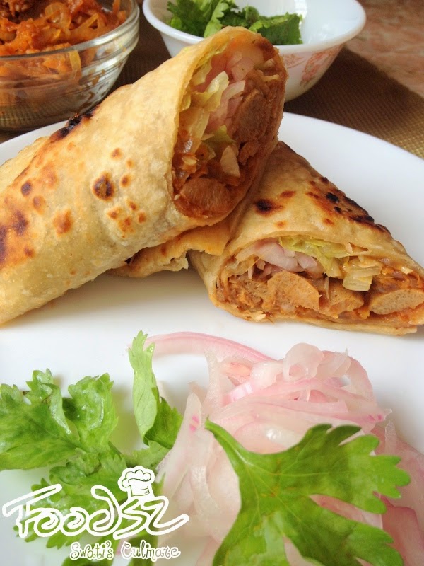 Foodsz: Soya Kathi Rolls