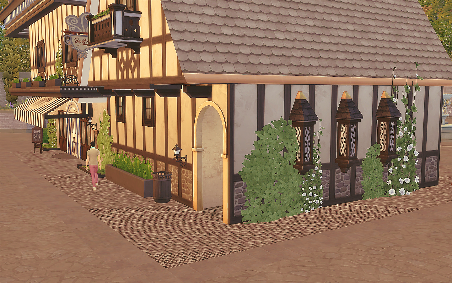 Cafeteria Windenburg - The Sims 4 - Via Sims