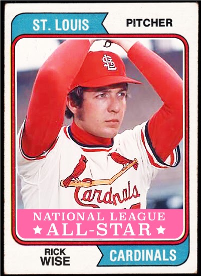 WHEN TOPPS HAD (BASE)BALLS!: ON-CARD ALL-STAR: A SPECIAL 1974 RICK WISE