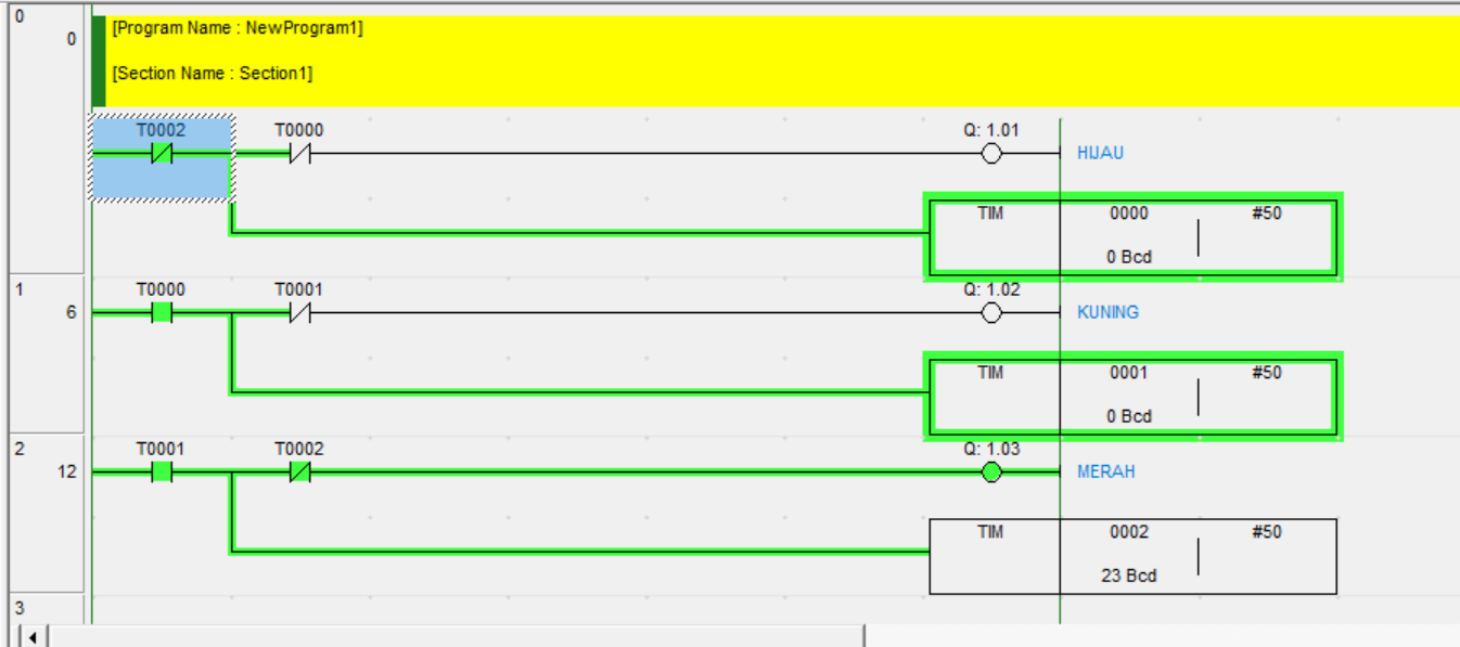 Belajar PLC Omron dan Instrumentasi: membuat ladder diagram lampu lalu ...