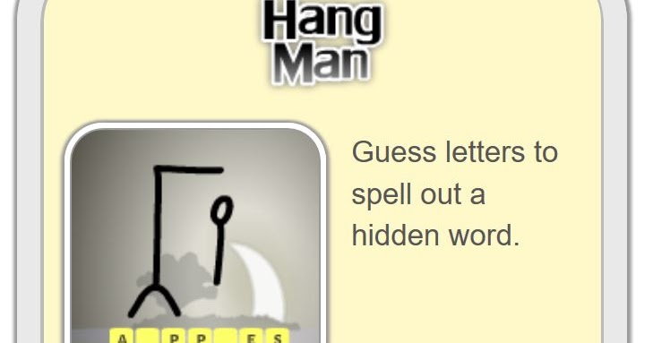 HANGMAN | TEACHER´S STUFF