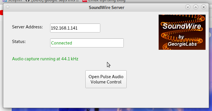 Un bruto con Debian: SoundWire. Usa tu móvil como altavoz para el ordenador