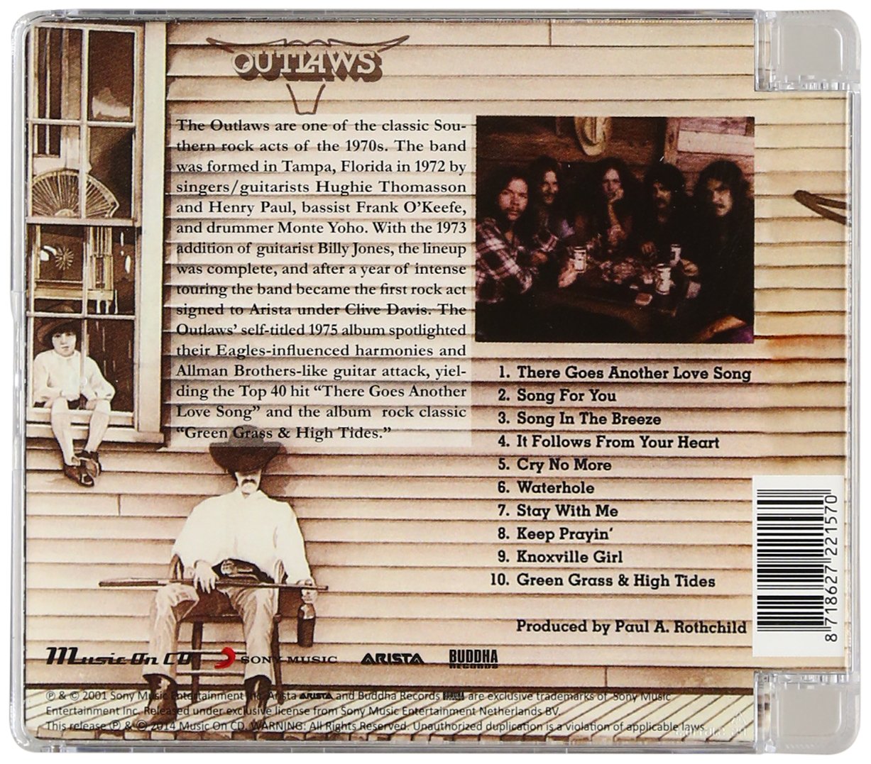 Classic Rock Covers Database: Outlaws - Outlaws (1975)