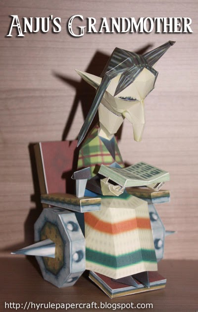 Papercraft Legend of Zelda: Majora's Mask Anju's Grandmother ...
